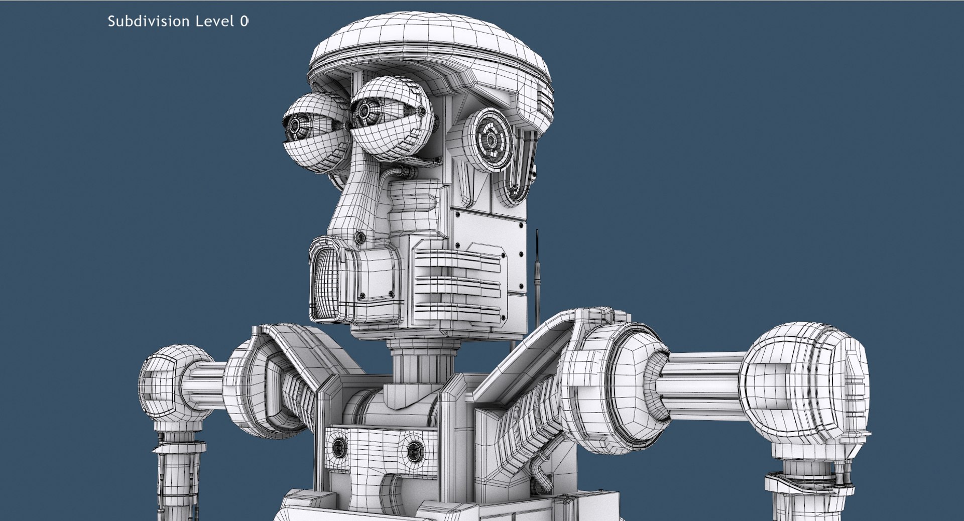 Robot - Red Loom 3d Model