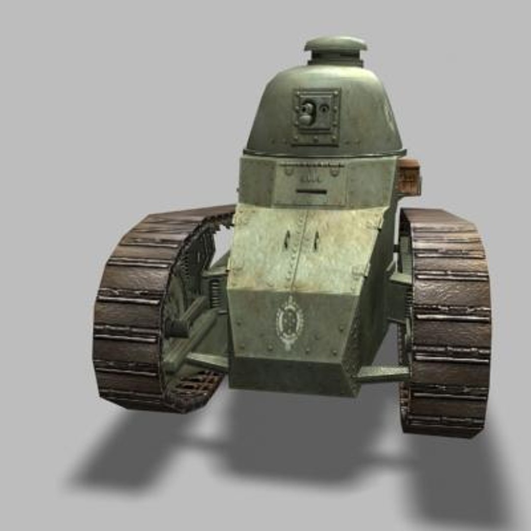 3d model renault tank