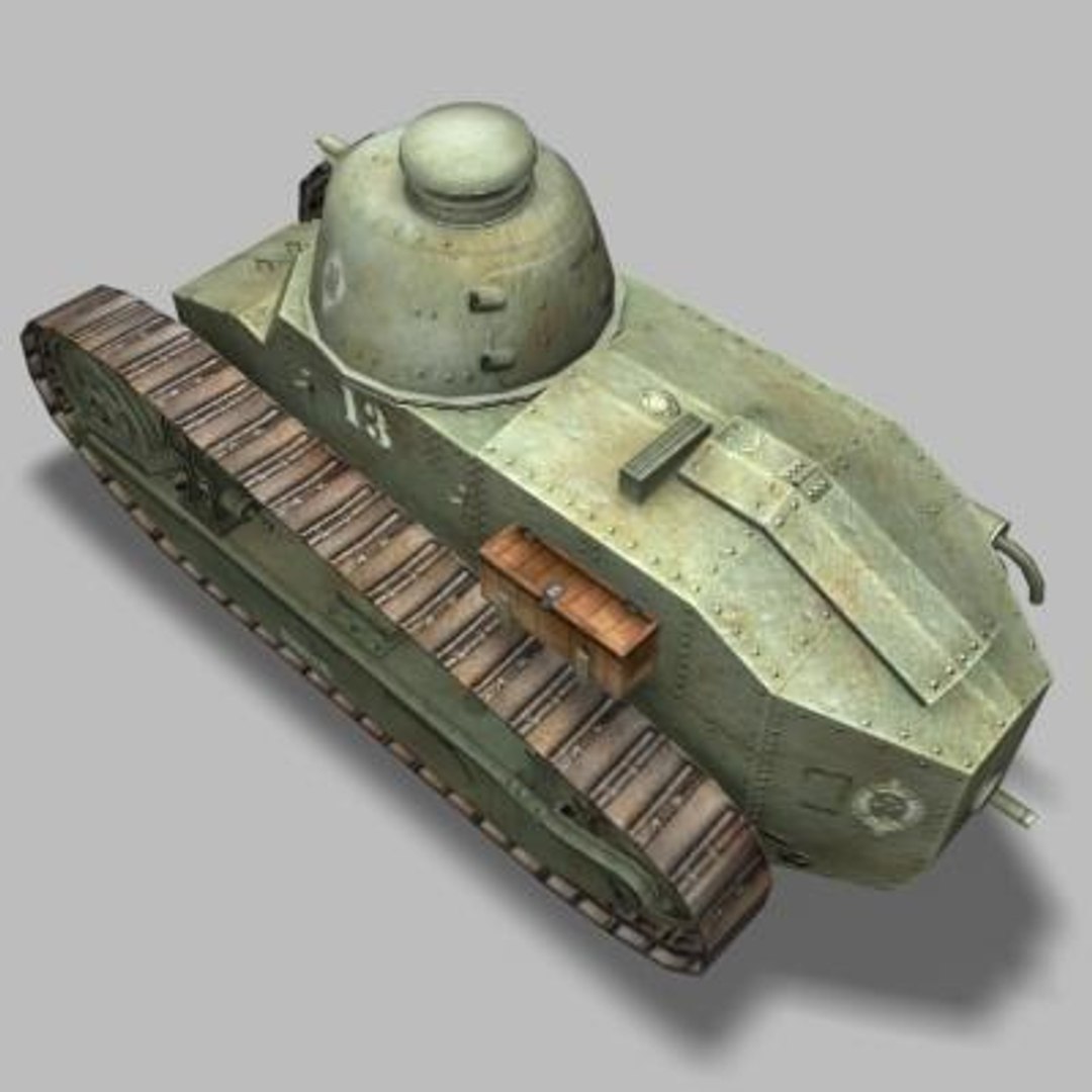 3d model renault tank