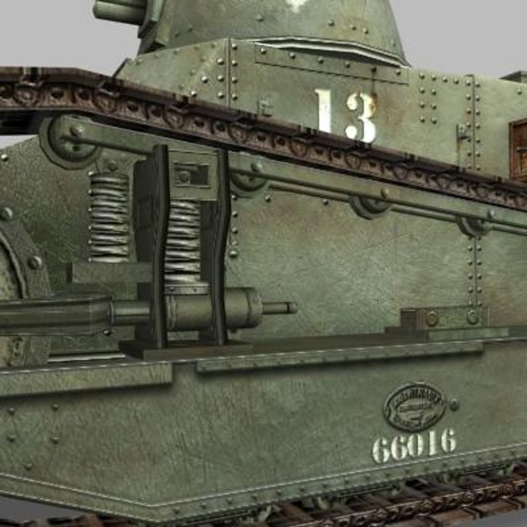 3d model renault tank