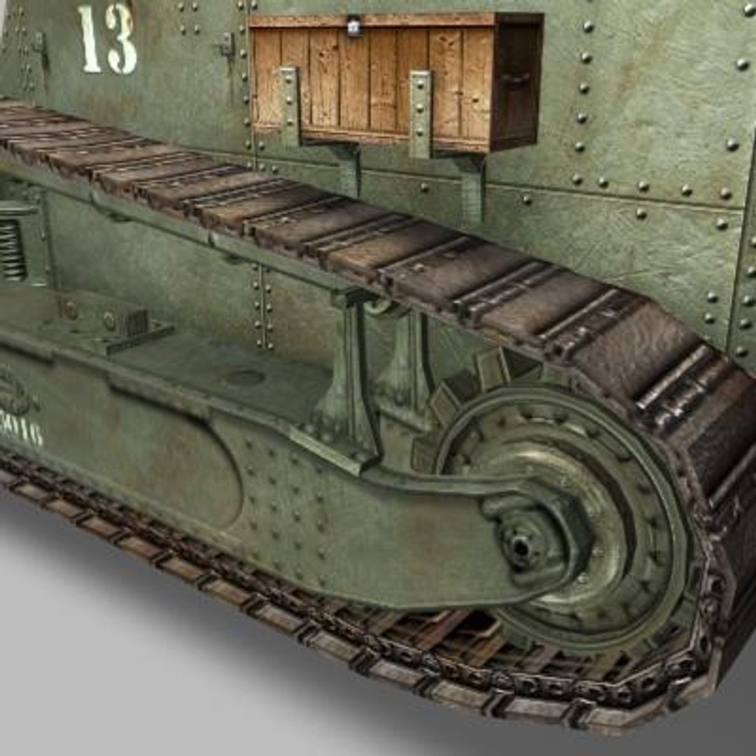 3d model renault tank