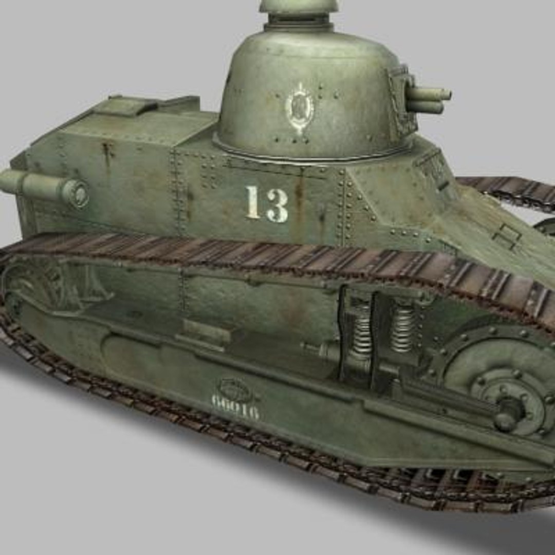 3d model renault tank
