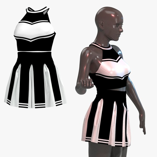 3D cheerleader girls FBX OBJ files model - TurboSquid 1898822