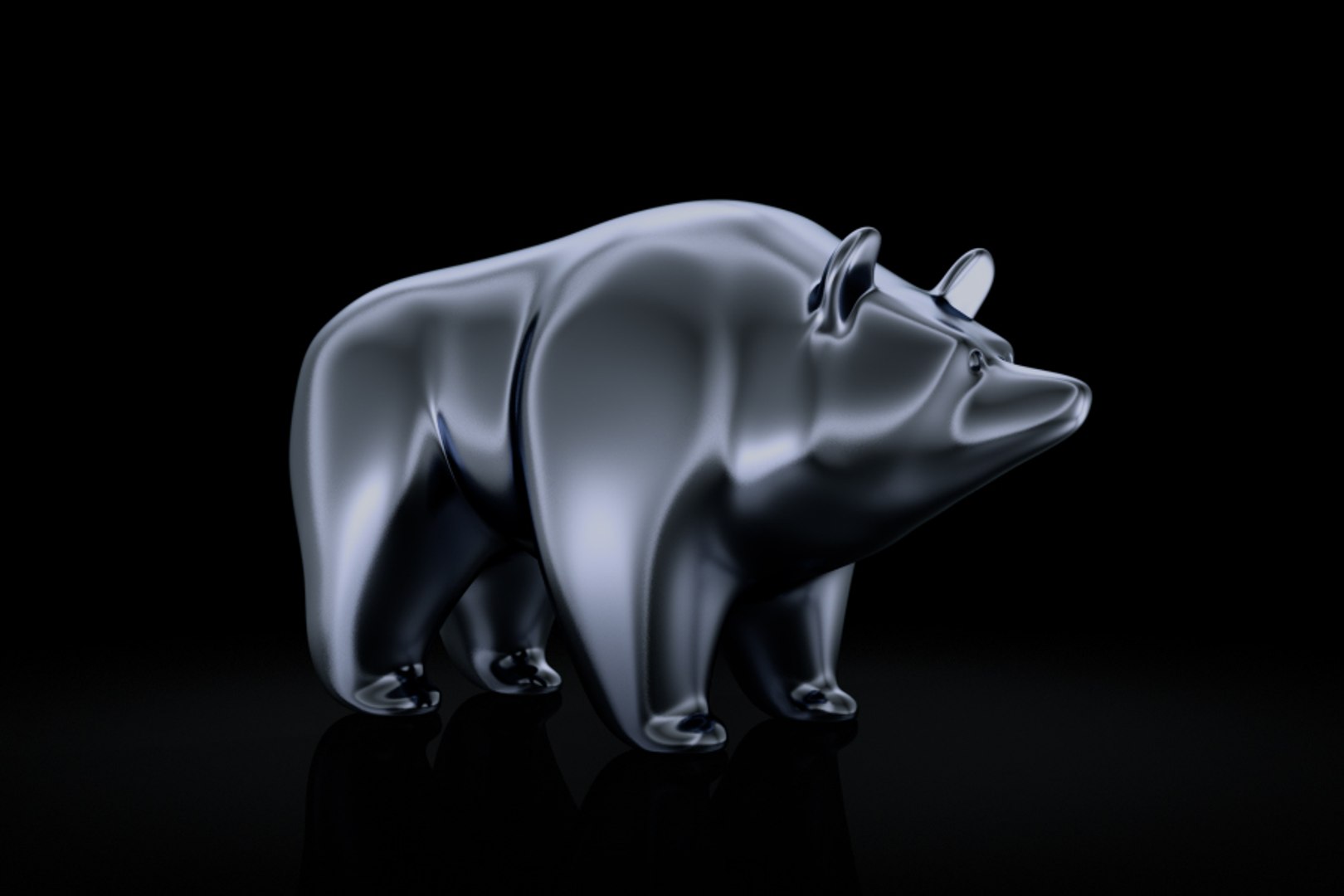 3d bear toon cartoon