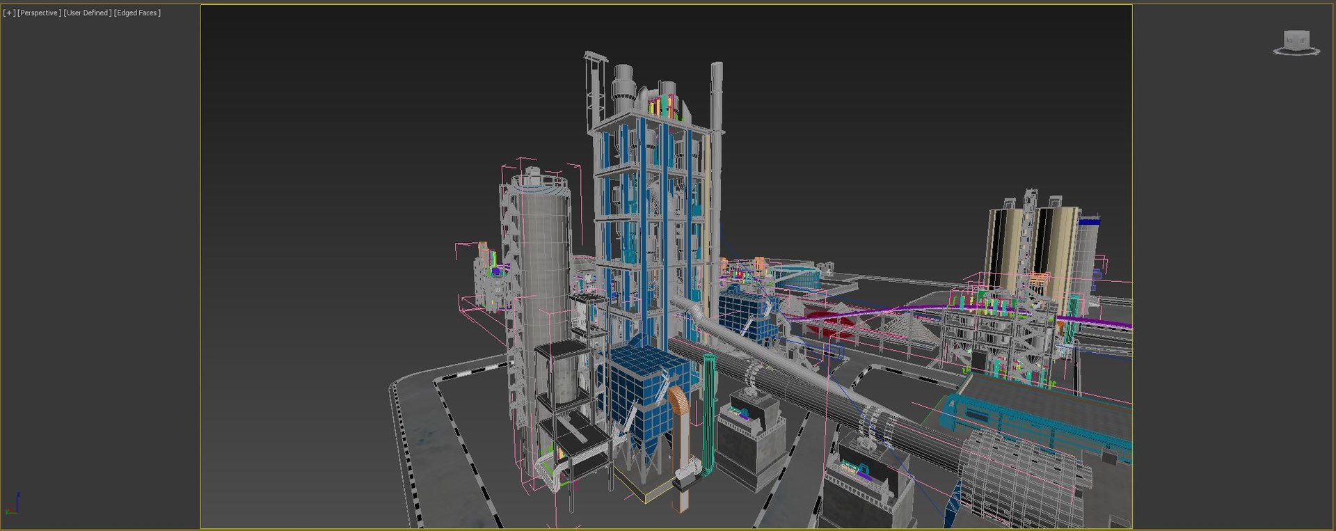 Cement Plant 3D - TurboSquid 1596821