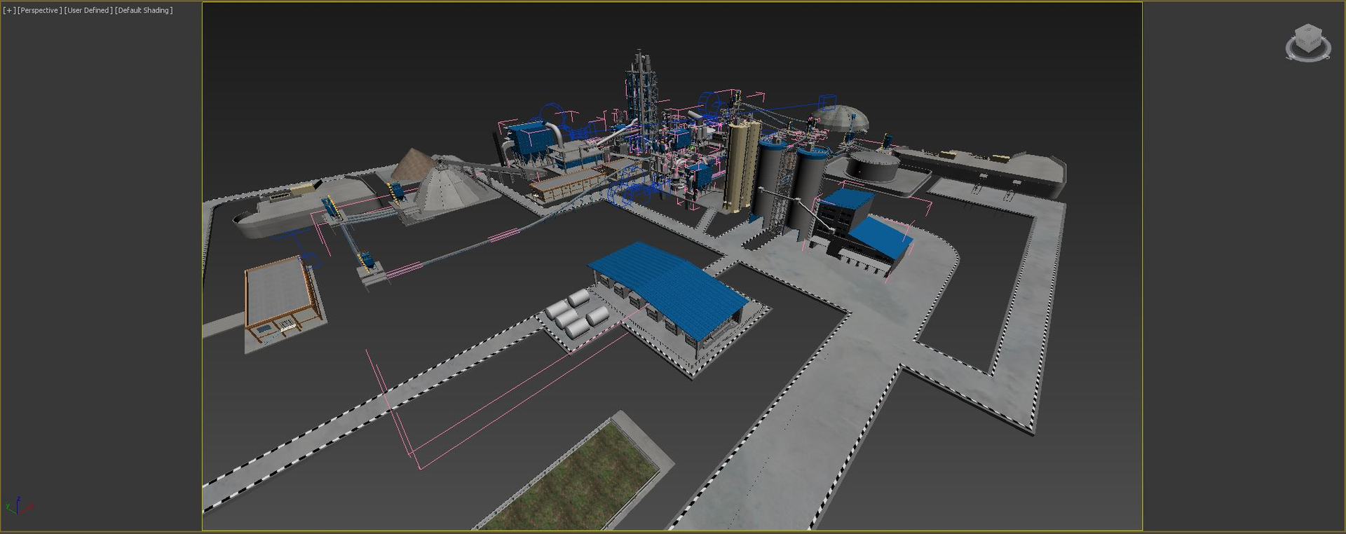 Cement plant 3D - TurboSquid 1596821