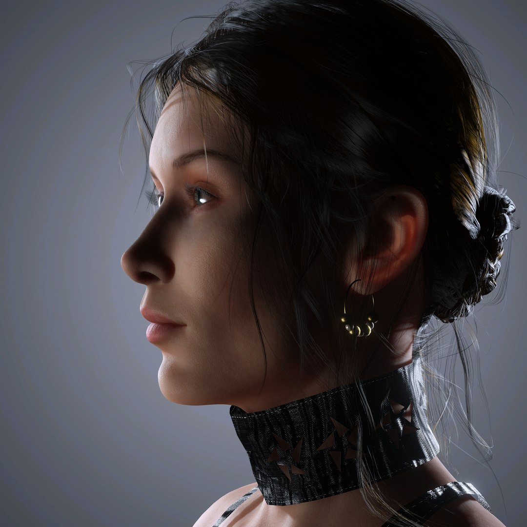 Bella Hadid Character 3D Model Low-poly 3D Model - TurboSquid 2314647