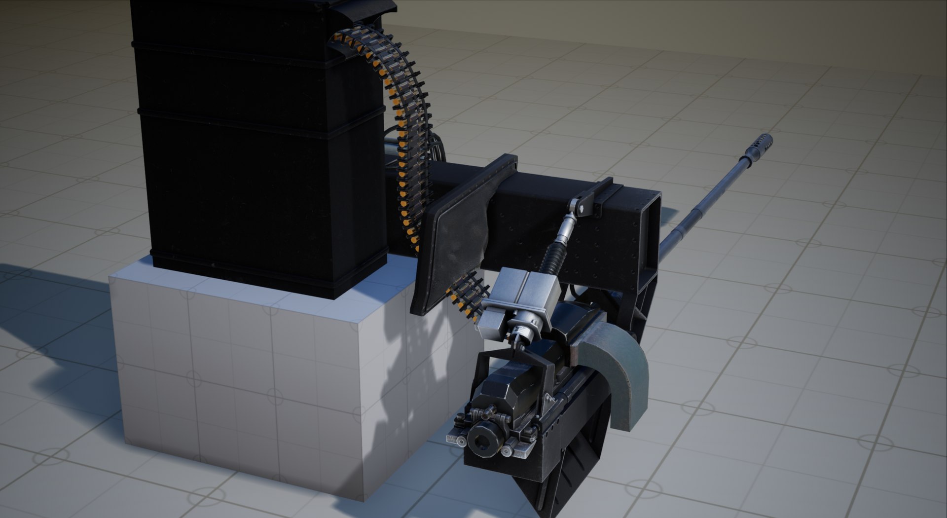 Autocannon for a Helicopter model - TurboSquid 1894743