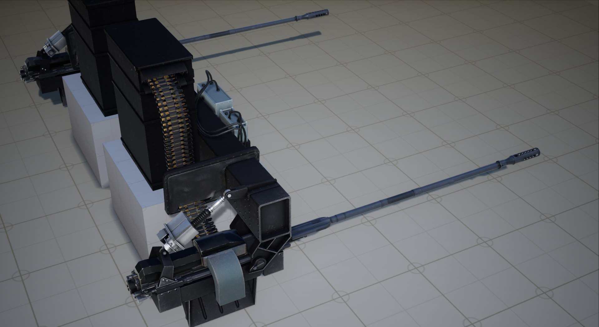 Autocannon for a Helicopter model - TurboSquid 1894743