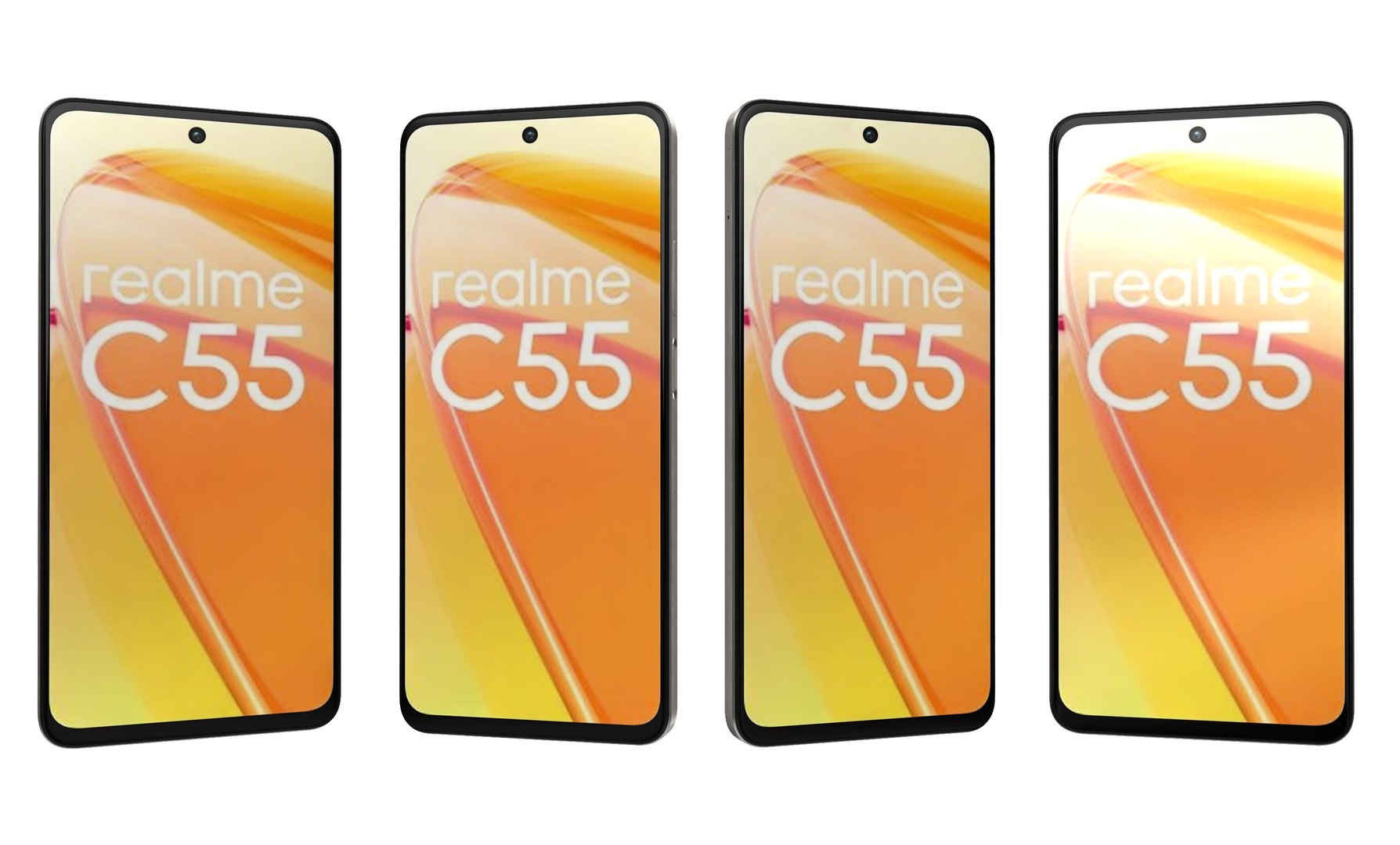 Realme C55 Gold 3D Model - TurboSquid 2042553