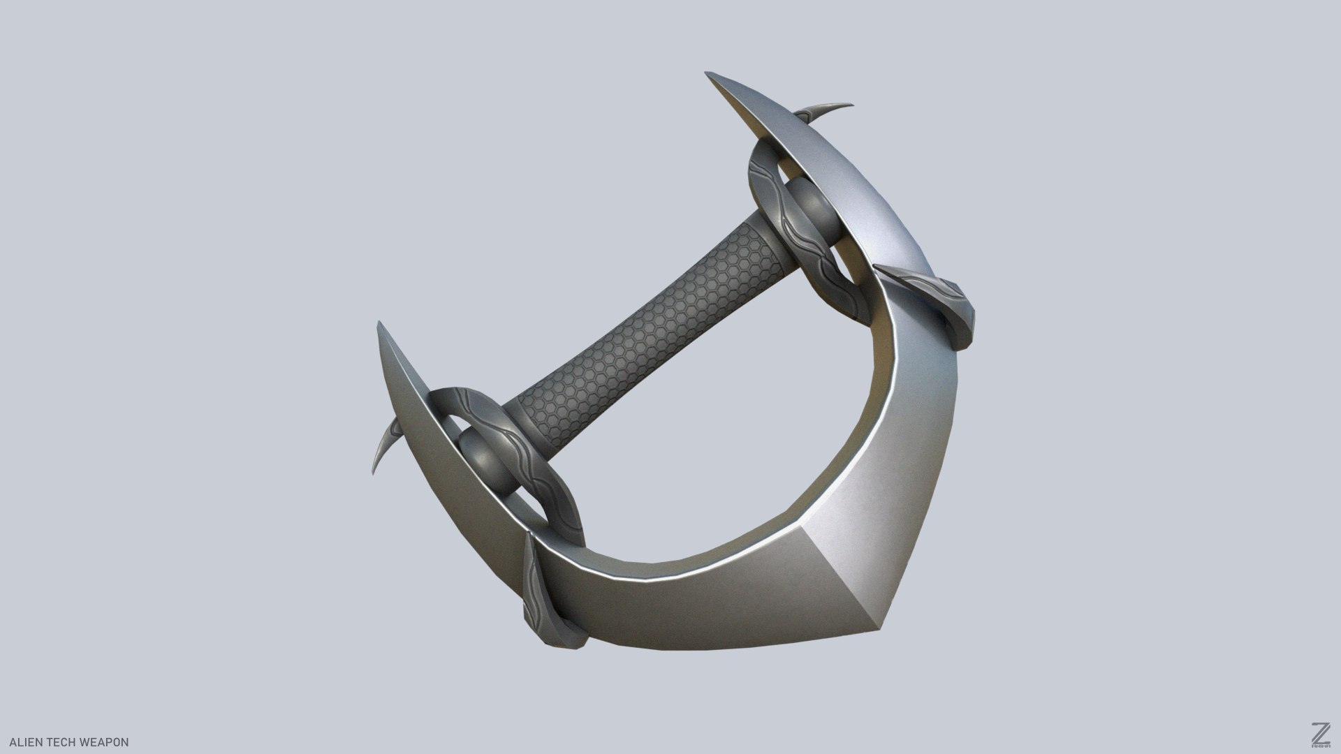 modelo 3d Arma tecnológica alienígena - TurboSquid 2382771