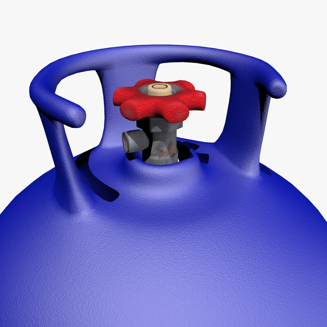gas bottle 3d model