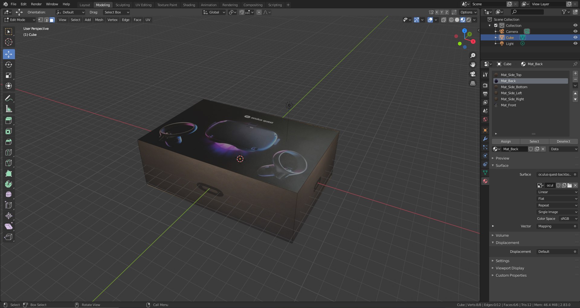 3D Oculus Quest Box - TurboSquid 1581531