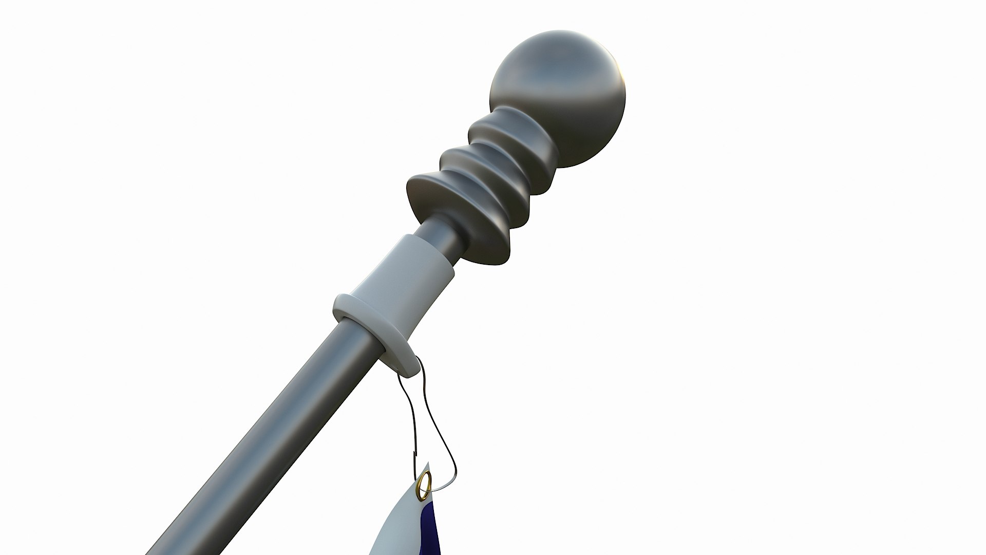 Usa Flag Flagpole 3D Model - TurboSquid 1674649