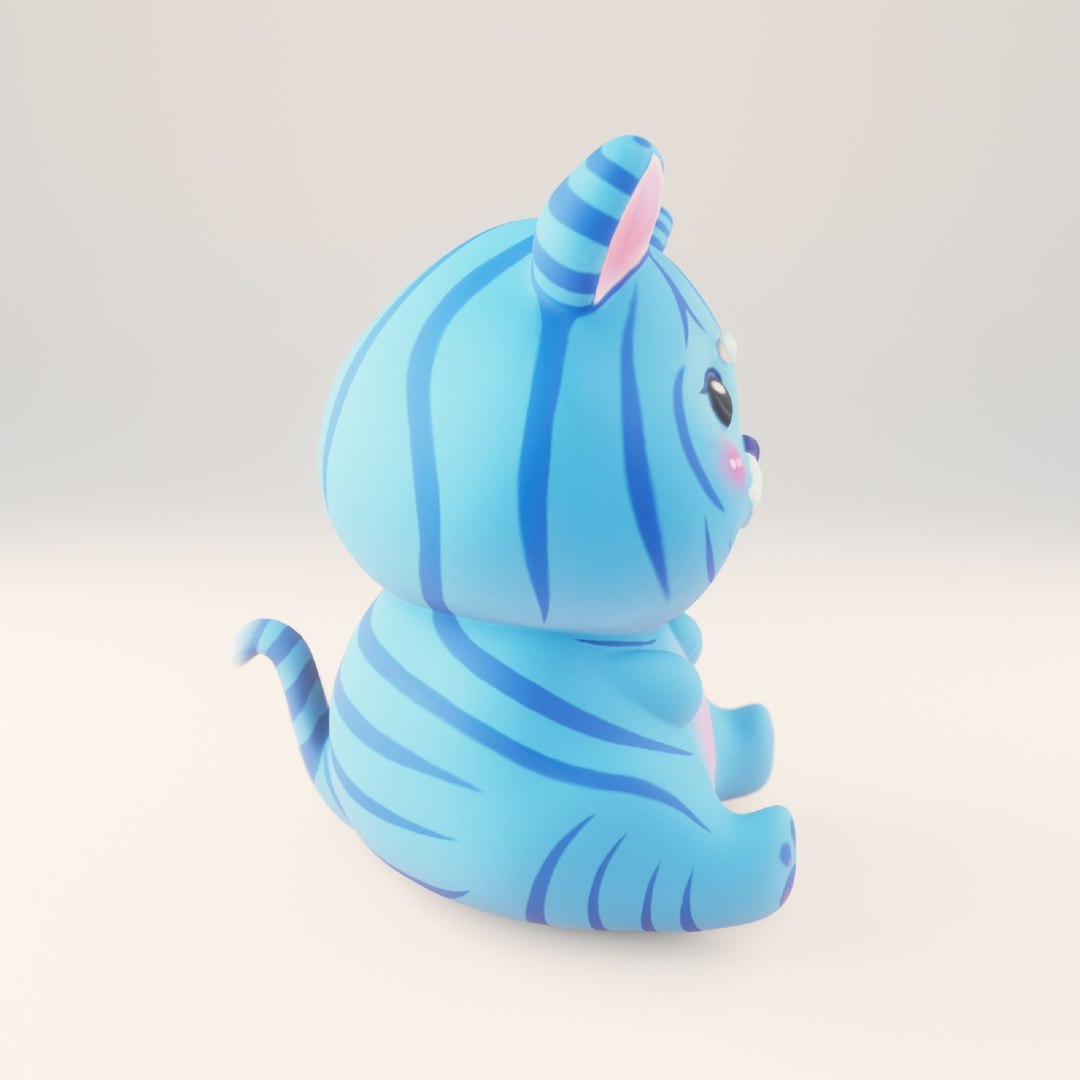 Blue Tiger 3D model - TurboSquid 1936970