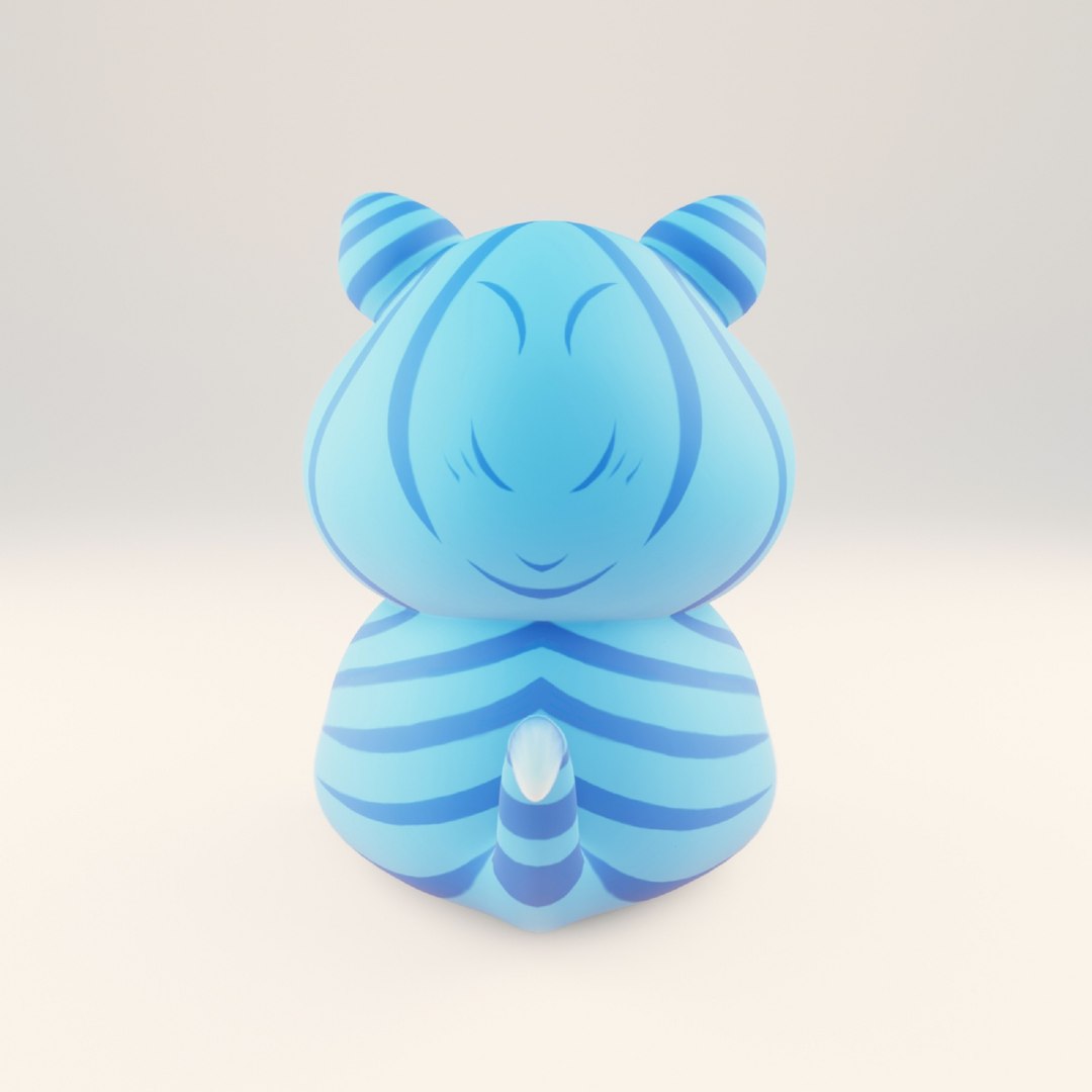 Blue Tiger 3D model - TurboSquid 1936970
