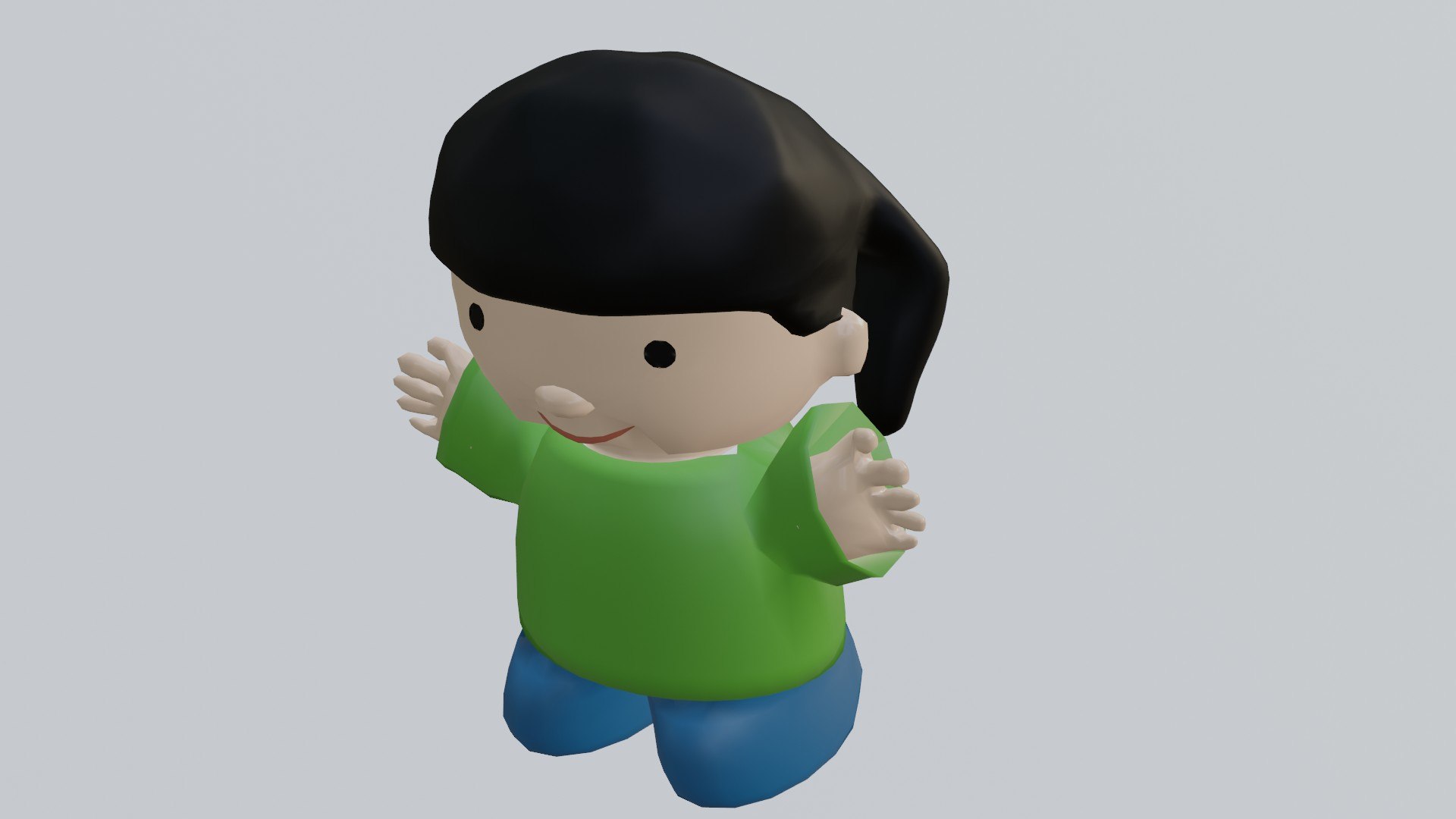 3d Girl Toy OBJ And BLEND 3D Model - TurboSquid 2352377