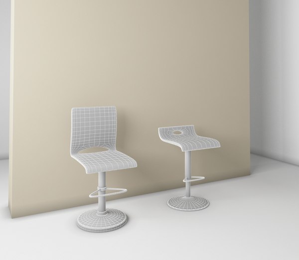 action-p-sg bar chair 3d model