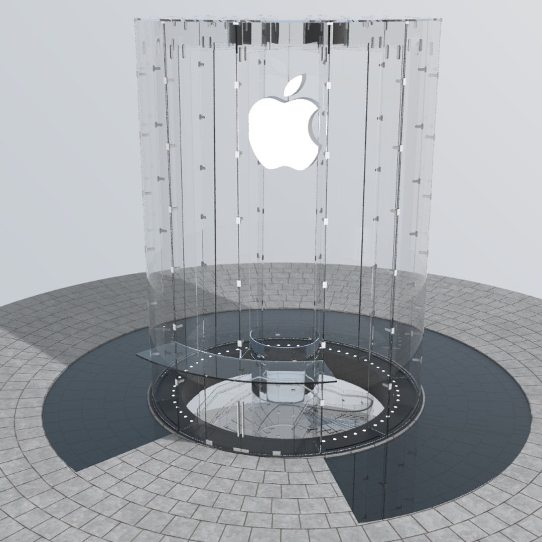 Max Iconic Glass Cylinder Entrance