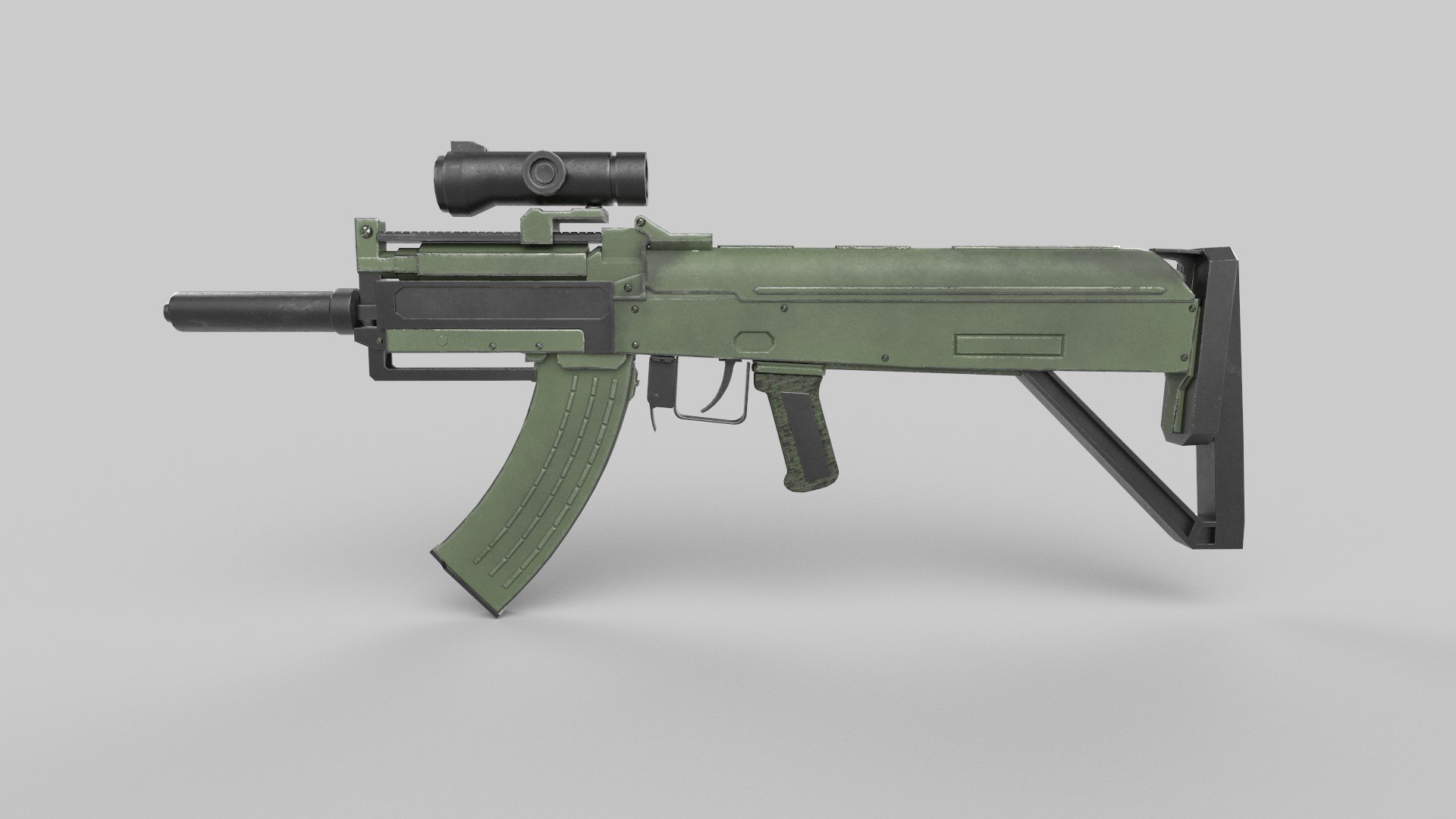 Uzi Riffle 3D Model - TurboSquid 2091978