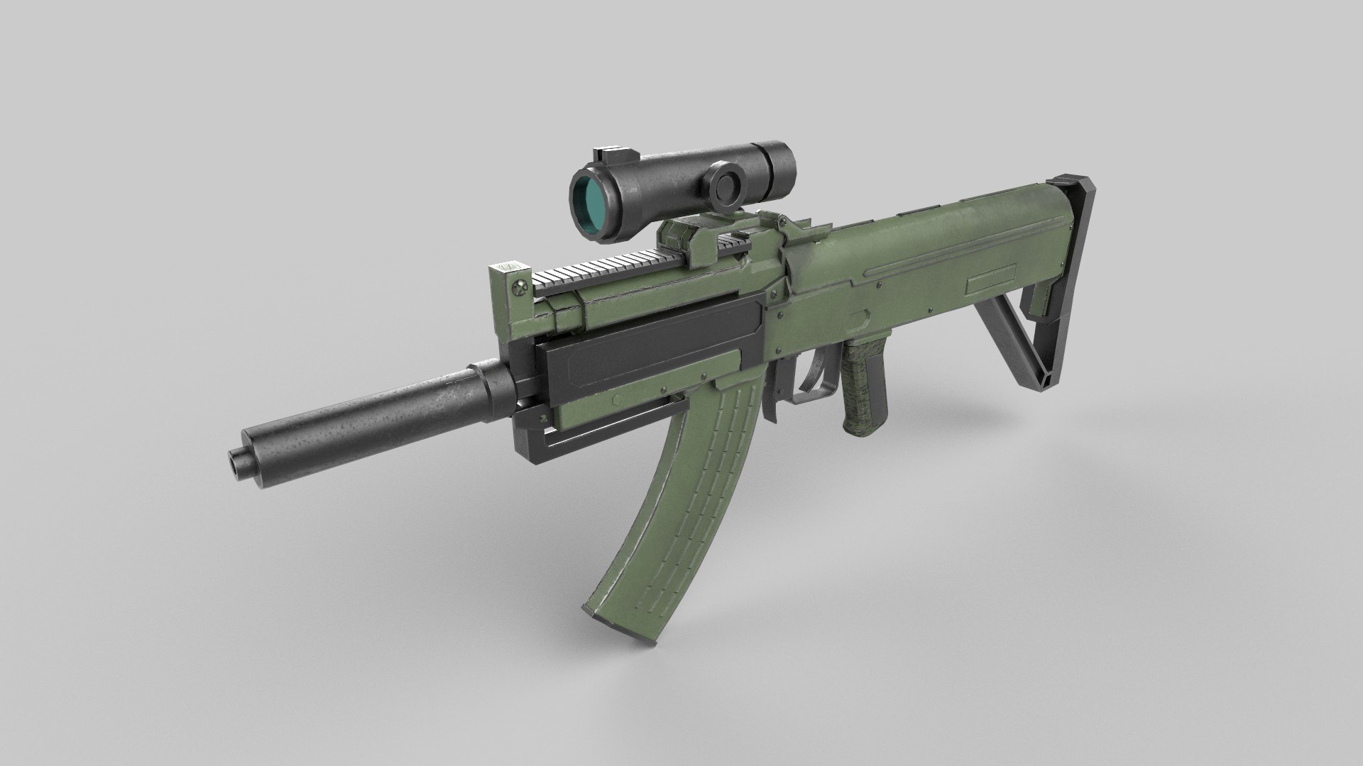 Uzi Riffle 3D Model - TurboSquid 2091978