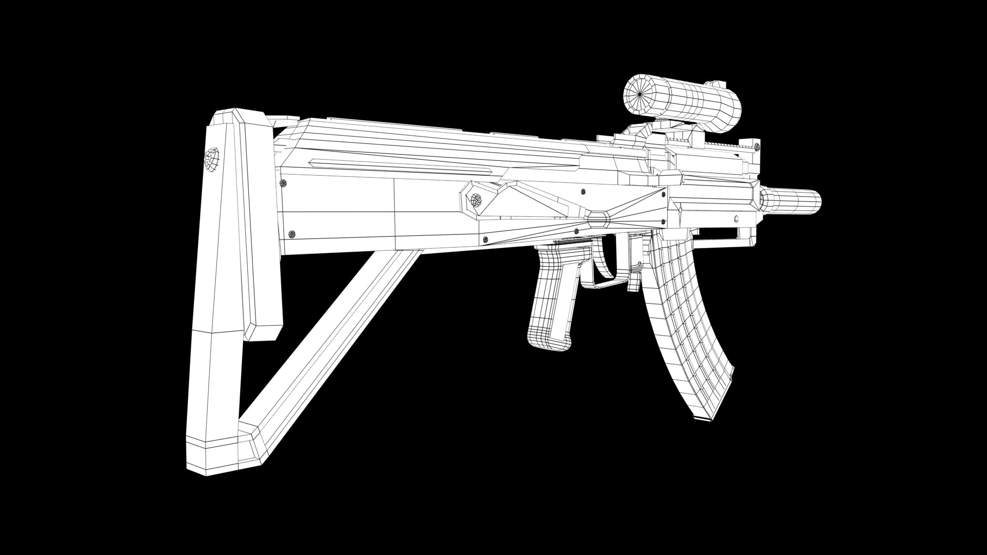 Uzi Riffle 3D Model - TurboSquid 2091978