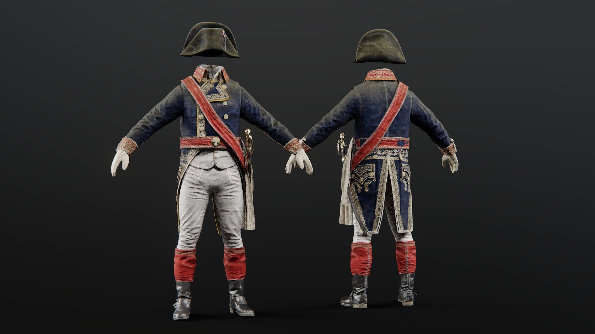 Soldier Napoleon General 3D - TurboSquid 2016015