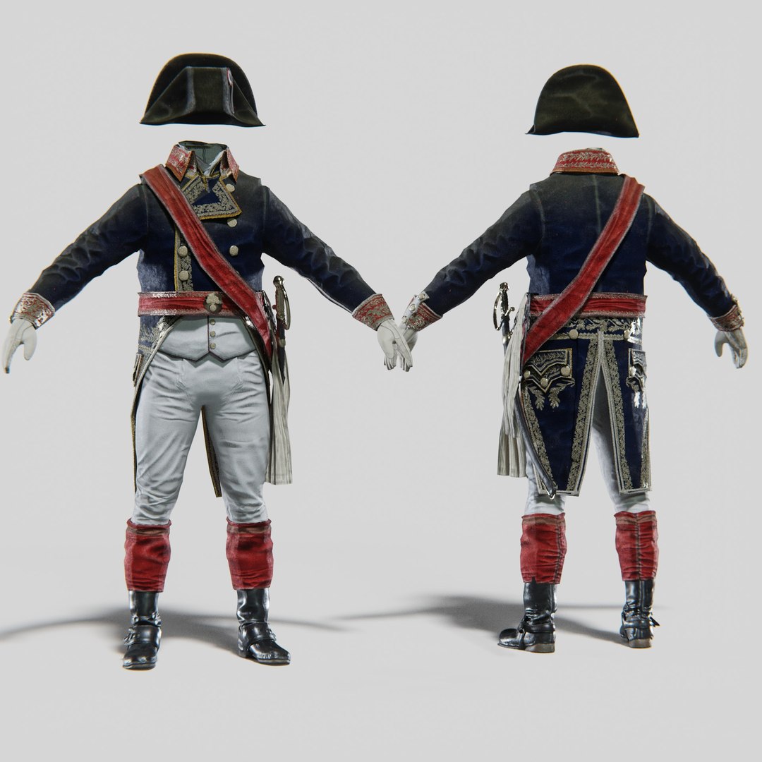 Soldier Napoleon General 3D - TurboSquid 2016015