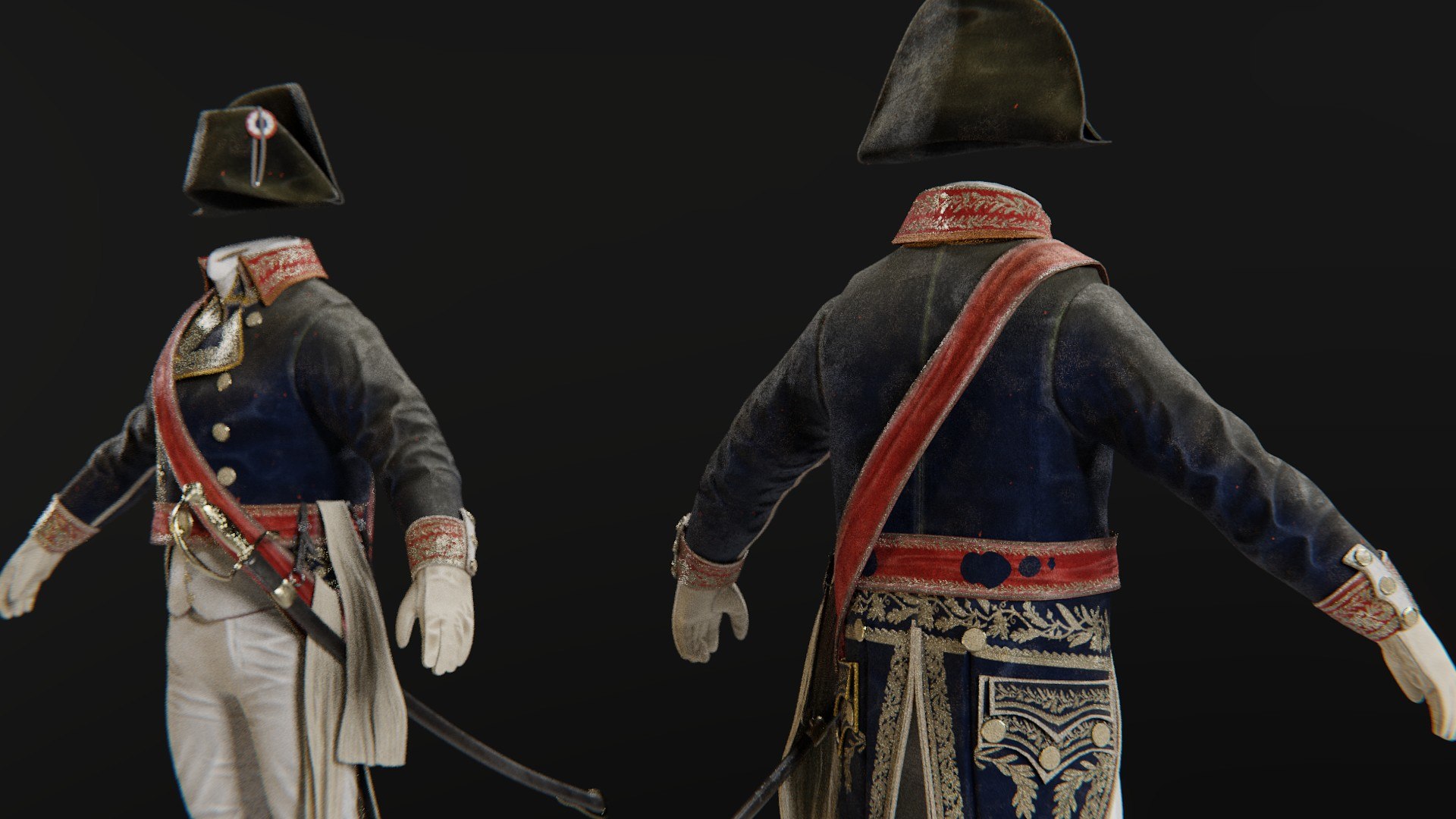 Soldier Napoleon General 3D - TurboSquid 2016015