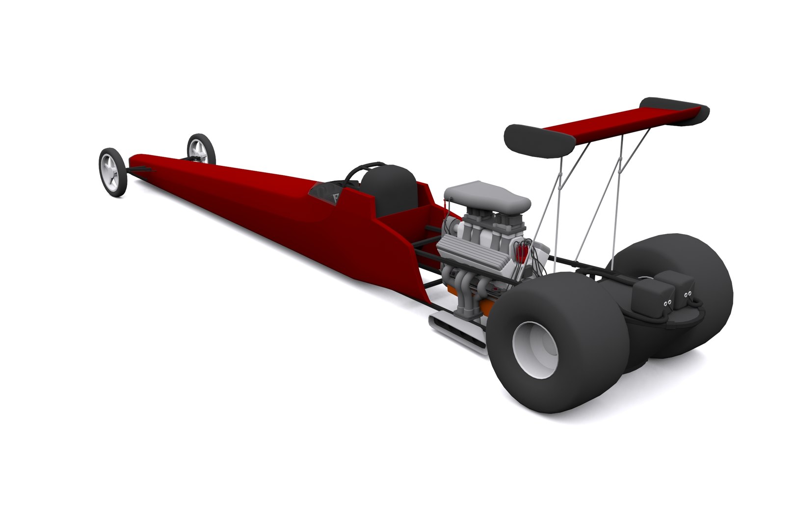 Dragster V1 Model - TurboSquid 1703463