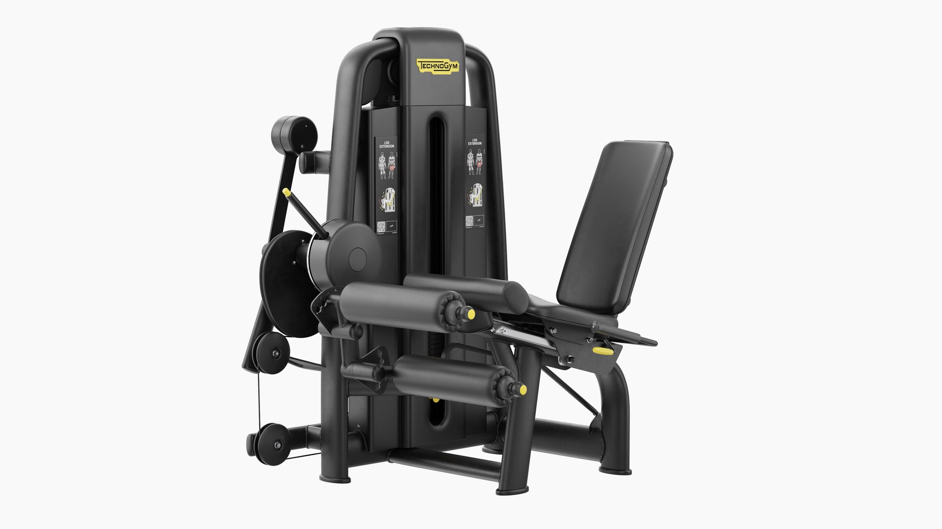 3D Technogym Selection 700 - Dual Leg Curl Extension Model - TurboSquid ...