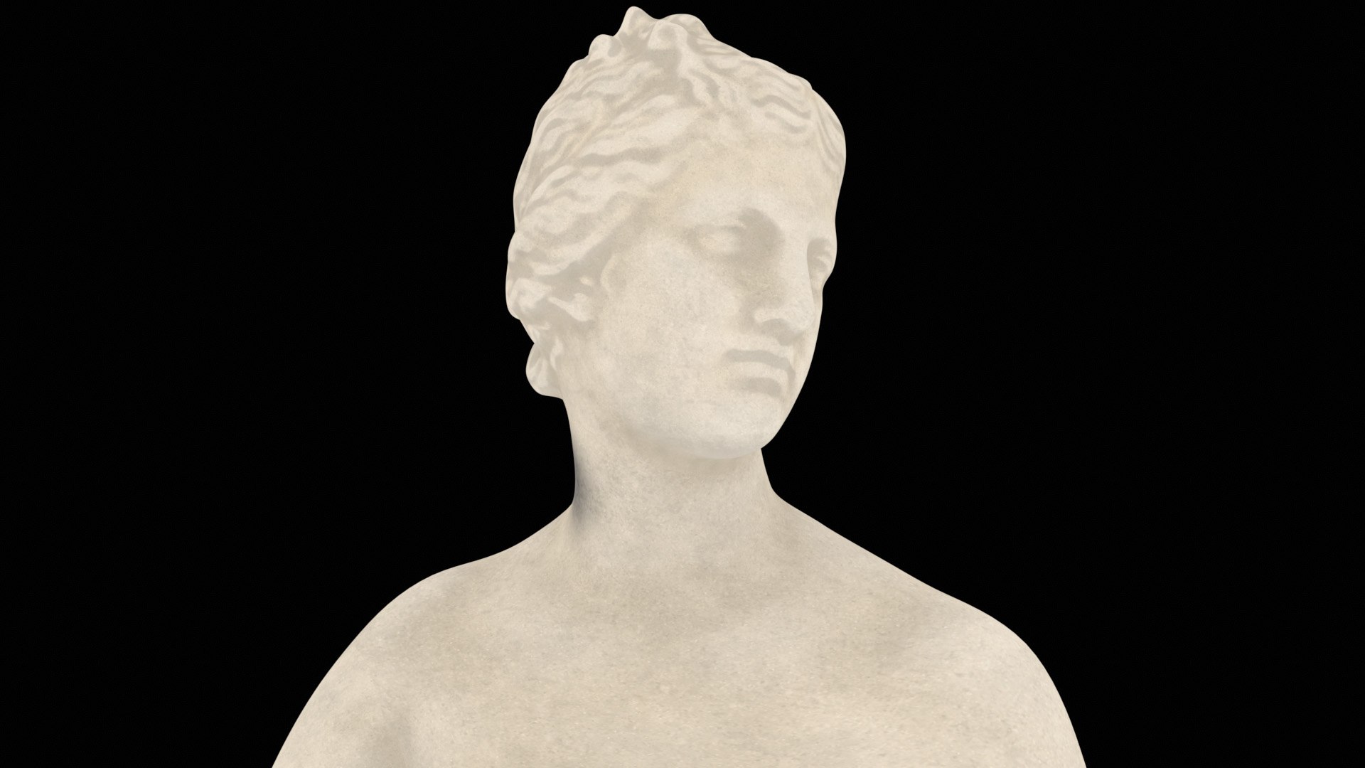 3D Venus Pudica Sculpture - TurboSquid 2227803