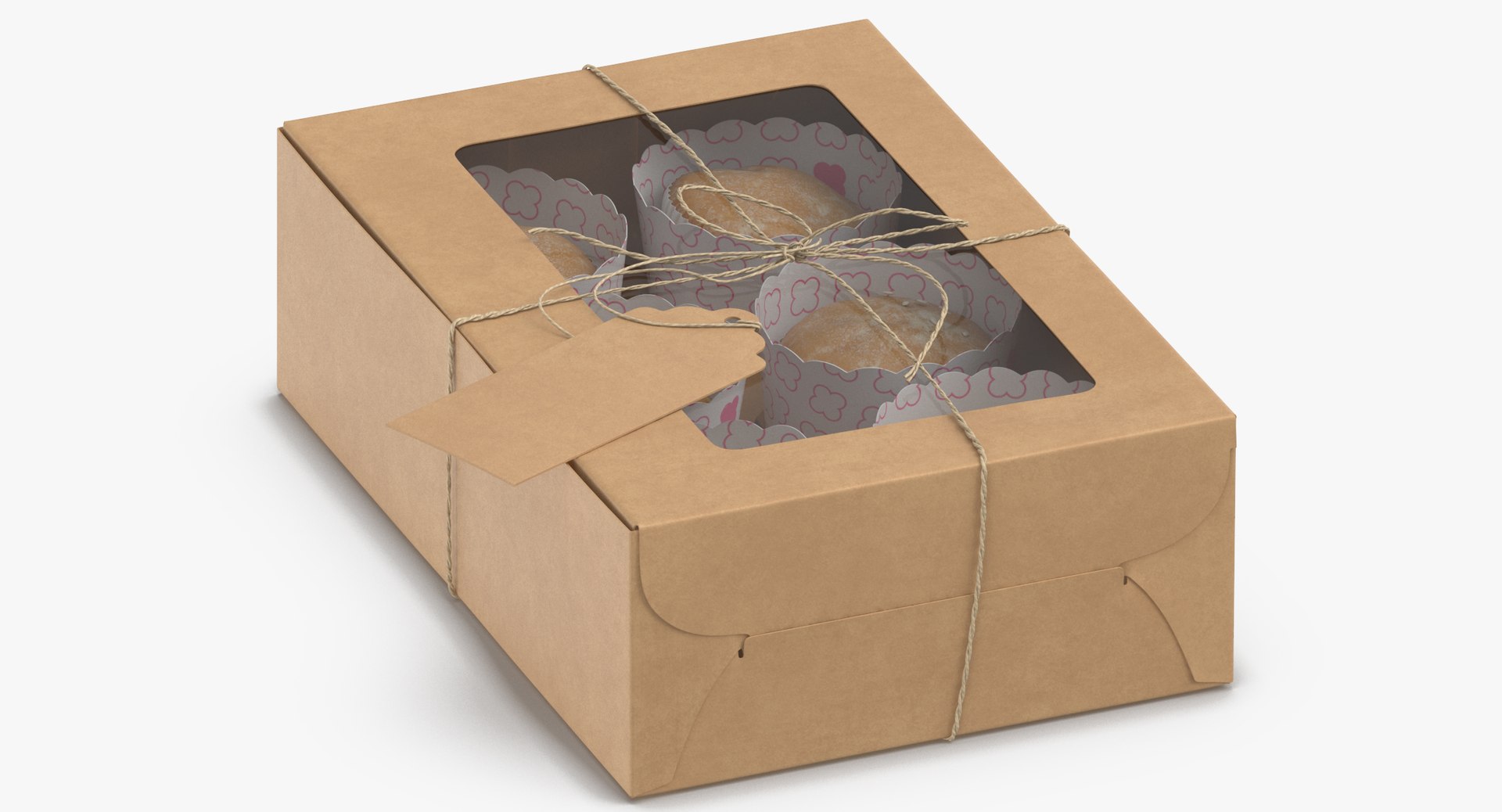 3D Muffin Packaging - TurboSquid 1312299