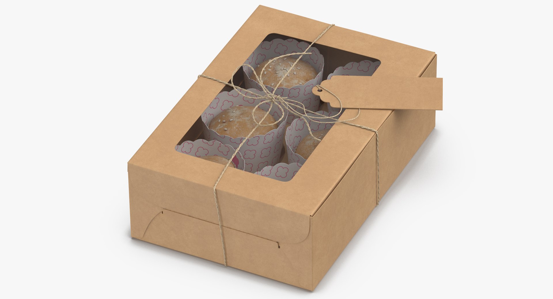 3D Muffin Packaging - TurboSquid 1312299