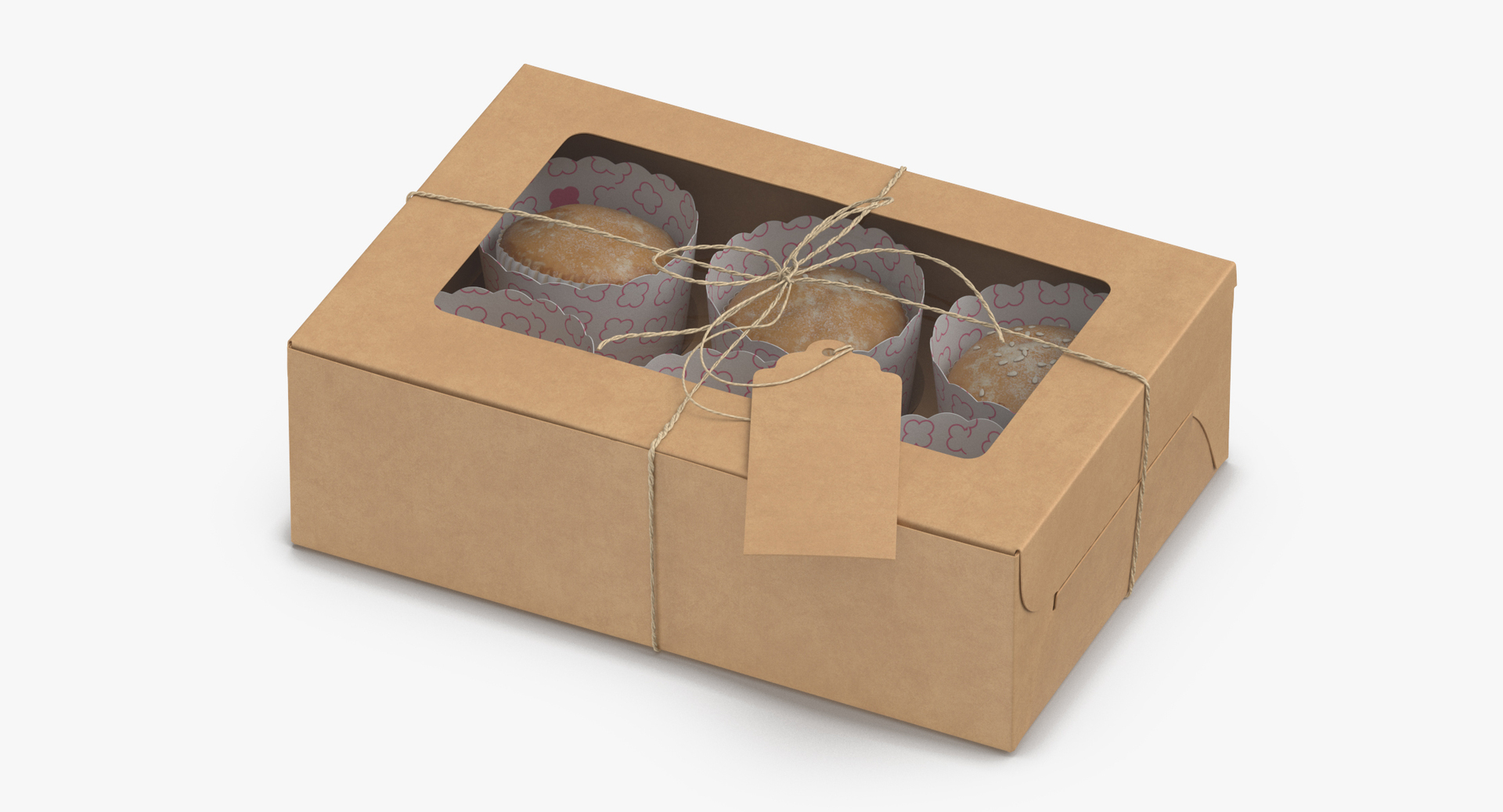 3D Muffin Packaging - TurboSquid 1312299