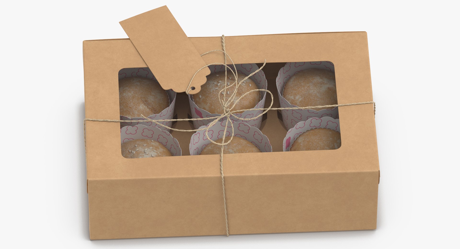 3D Muffin Packaging - TurboSquid 1312299