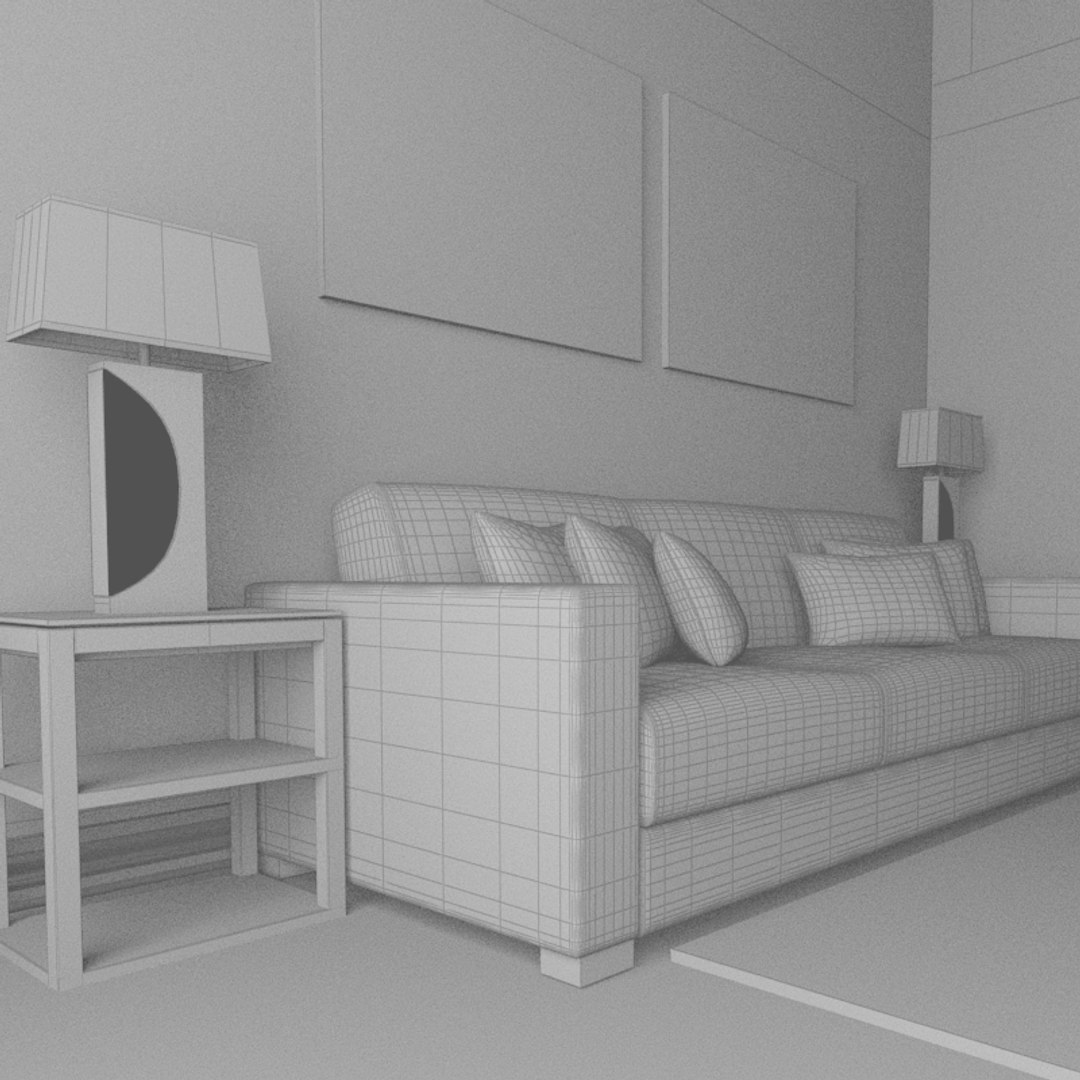 3D Def Classic Living Room - TurboSquid 1242610