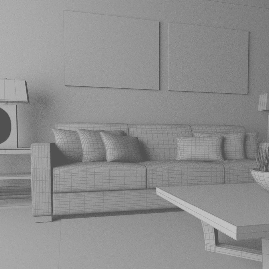 3D Def Classic Living Room - TurboSquid 1242610