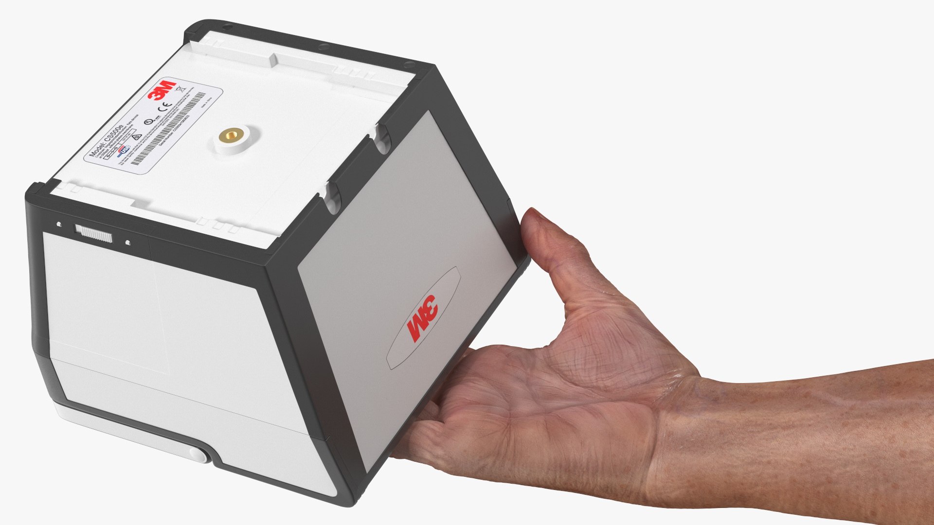 3D Cogent 3M CS500e Live Scan Tenprint Scanner with Man Hand ...