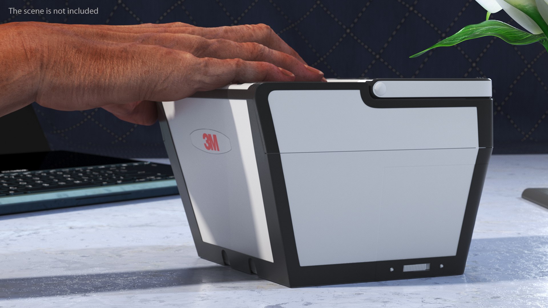 3D Cogent 3M CS500e Live Scan Tenprint Scanner with Man Hand ...