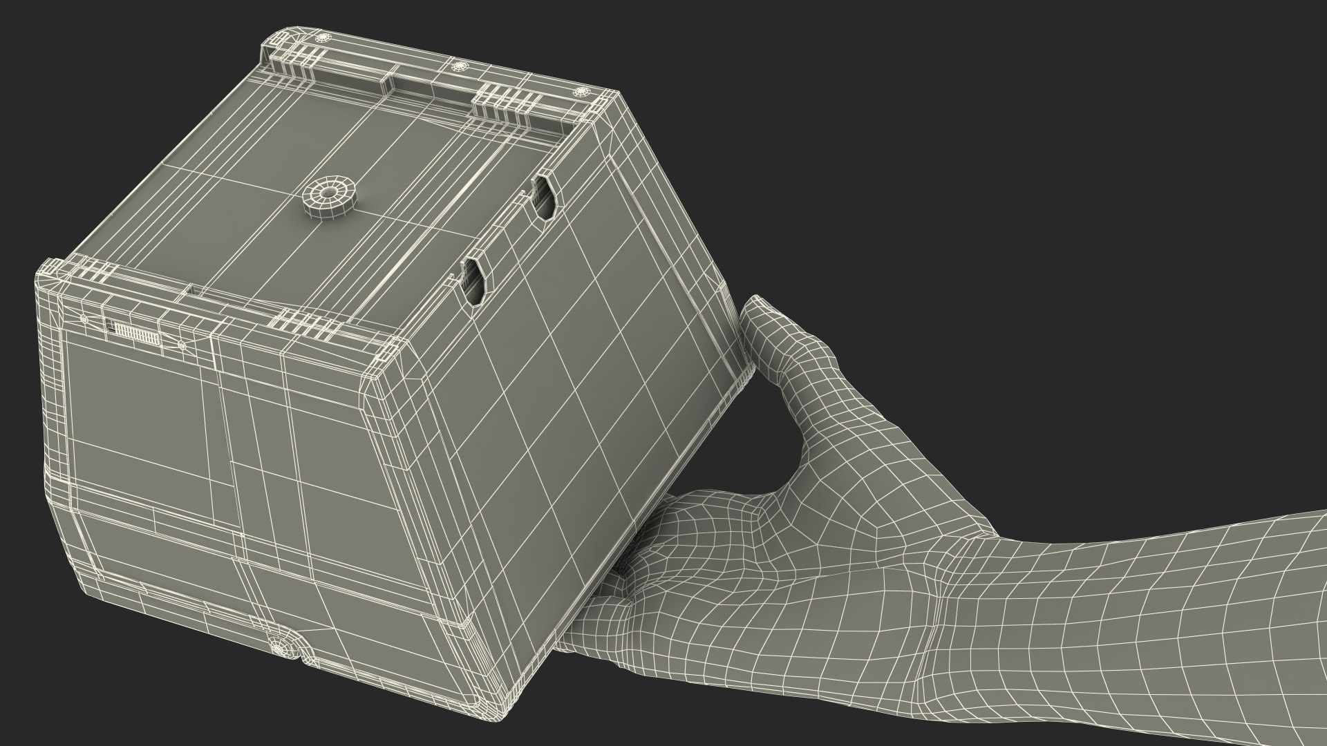 3D Cogent 3M CS500e Live Scan Tenprint Scanner With Man Hand ...