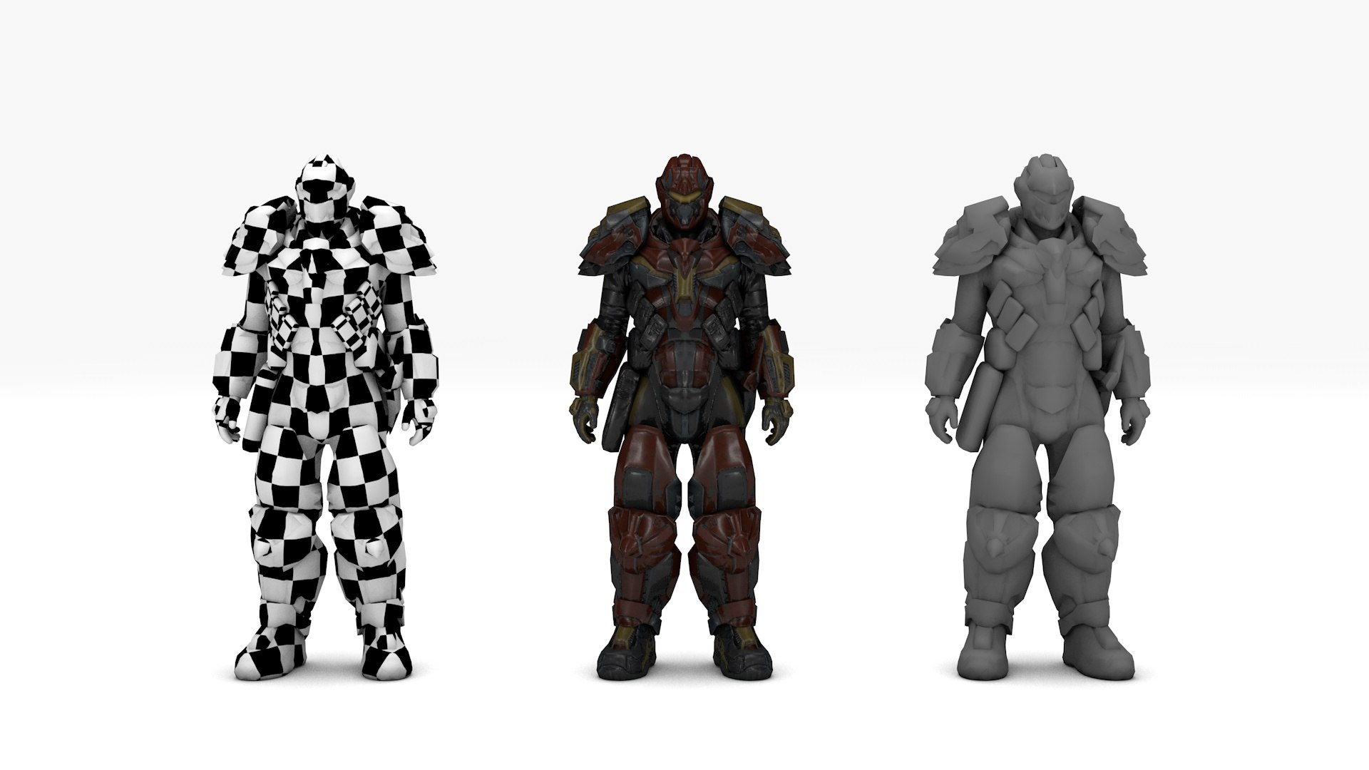 3D Space Soldier V2 - TurboSquid 1882943