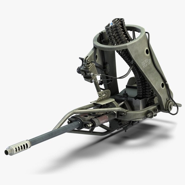 apache helicopter m230 chain 3ds
