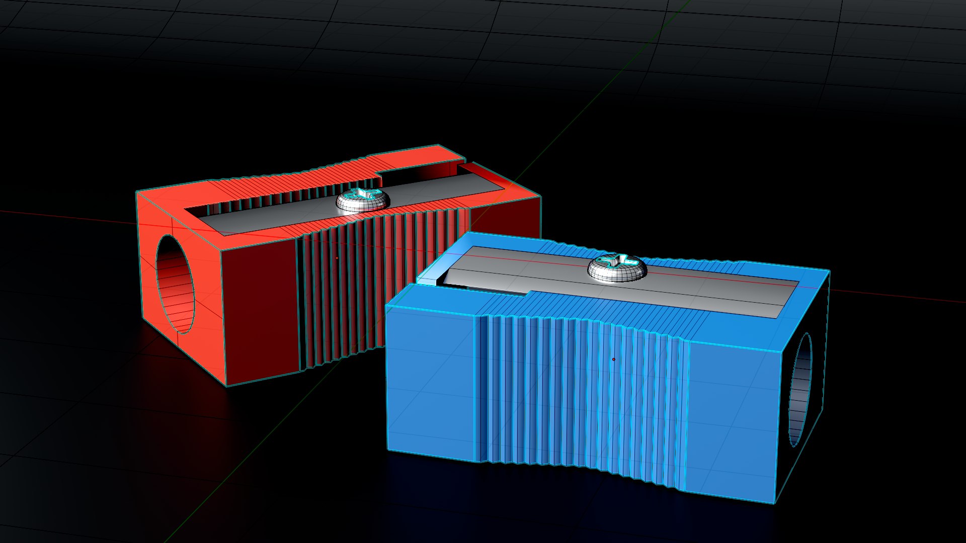 3D Plastic Pencil Sharpener Model - TurboSquid 1799777