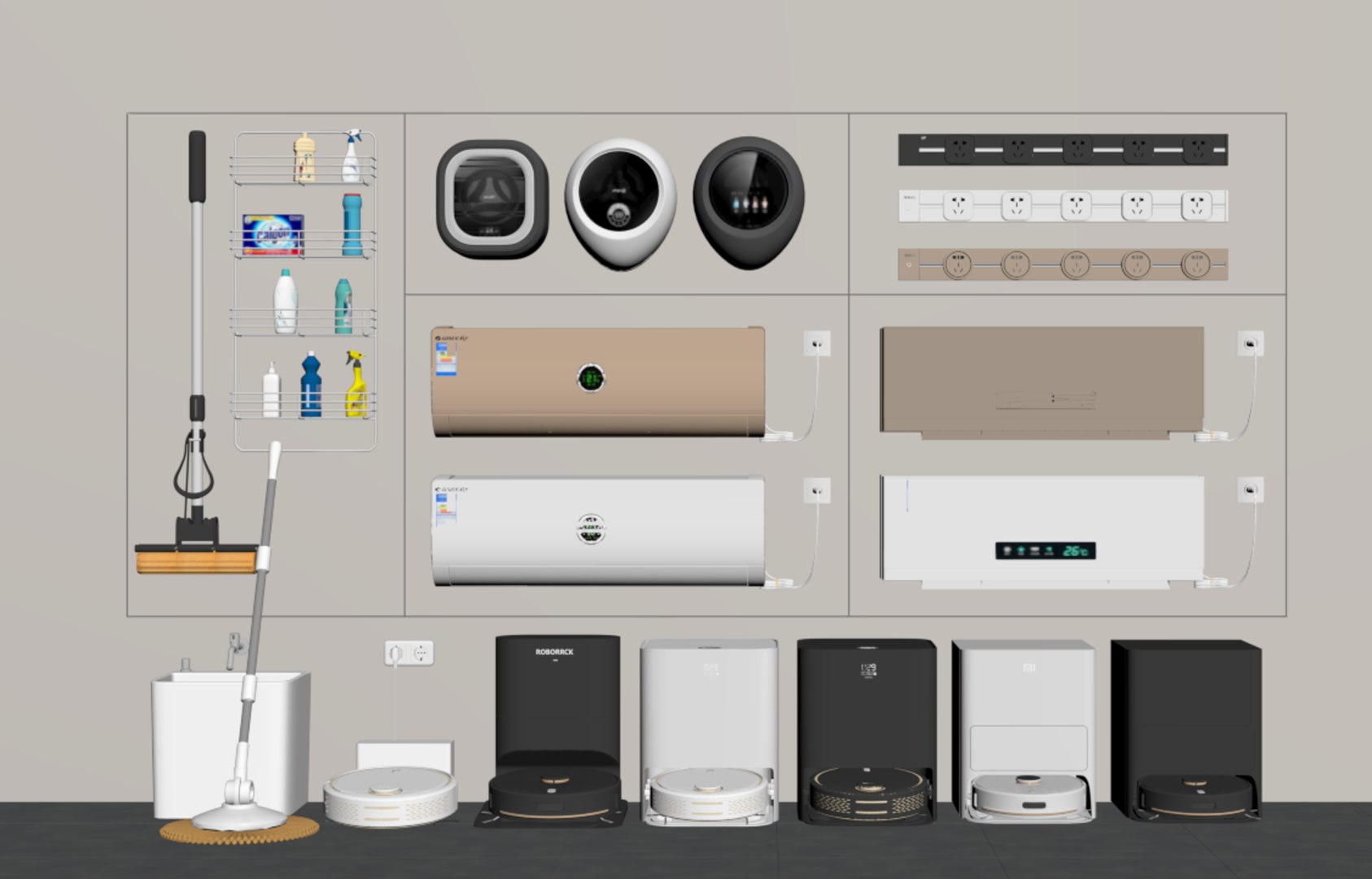 3D 3D Electronic Appliances In The Household Models - TurboSquid 2279563