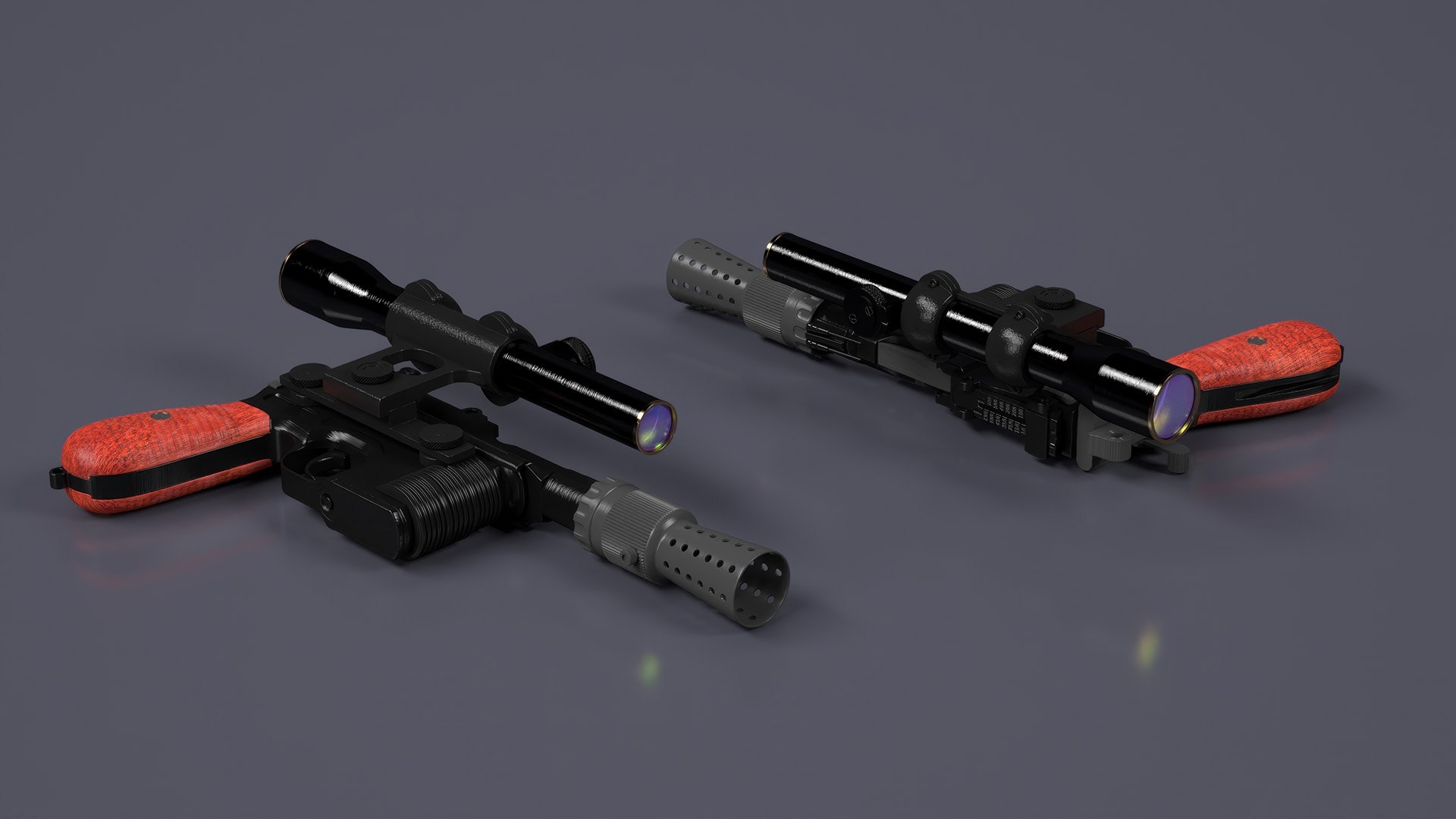 3D Hans Heavy Blaster Pistol - TurboSquid 2261401