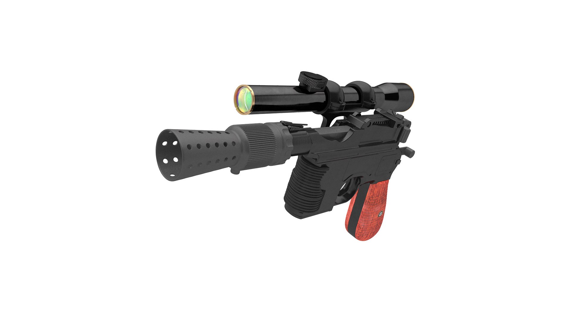 3D Hans Heavy Blaster Pistol - TurboSquid 2261401
