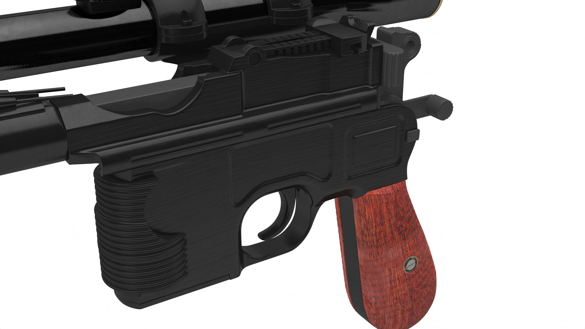 3D Hans Heavy Blaster Pistol - TurboSquid 2261401
