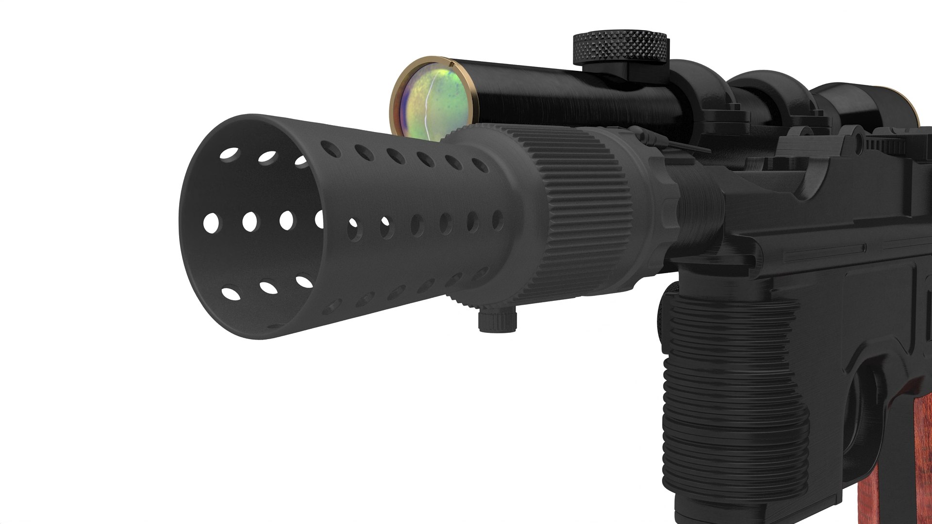 3D Hans Heavy Blaster Pistol - TurboSquid 2261401