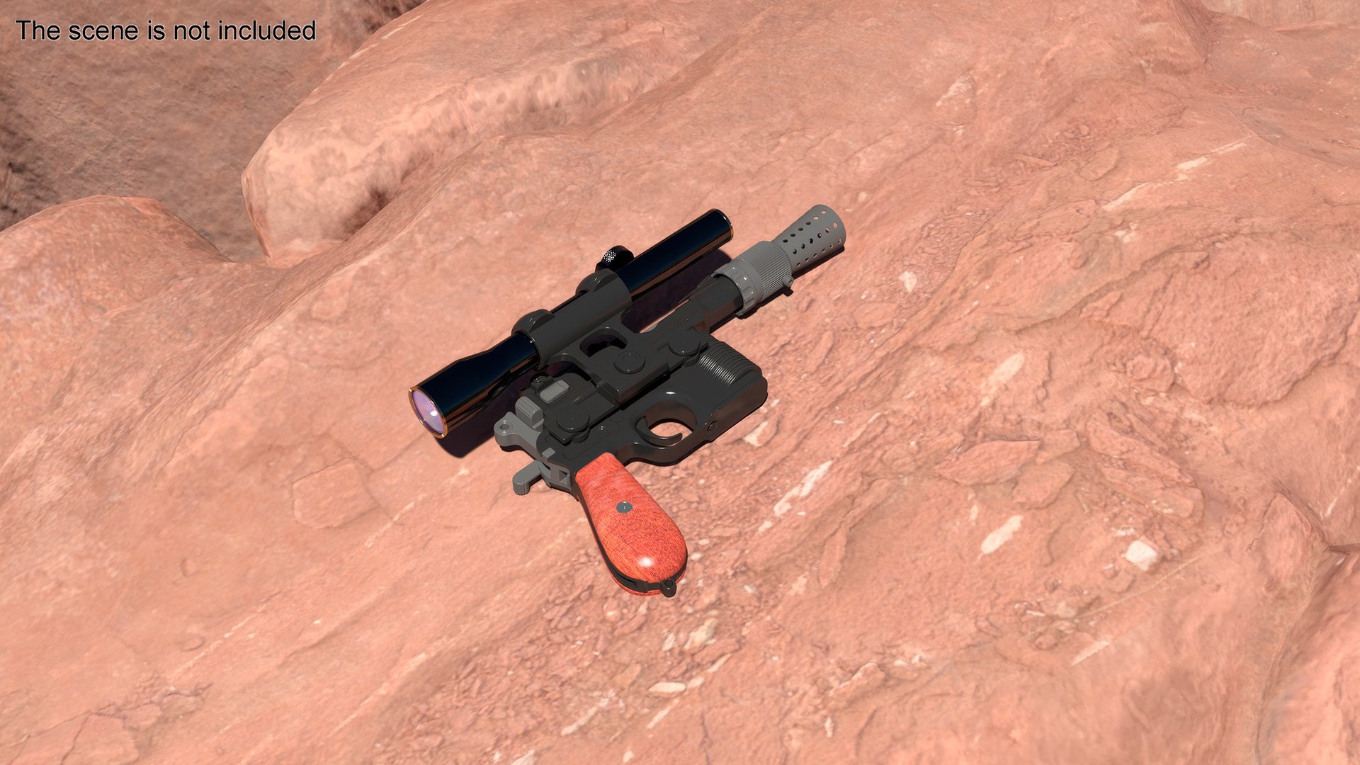 3D Hans Heavy Blaster Pistol - TurboSquid 2261401